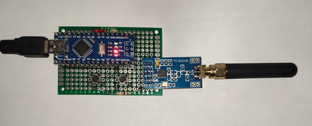 Cloning the remote control of an RC-switch using TI CC1101 - GrSpy